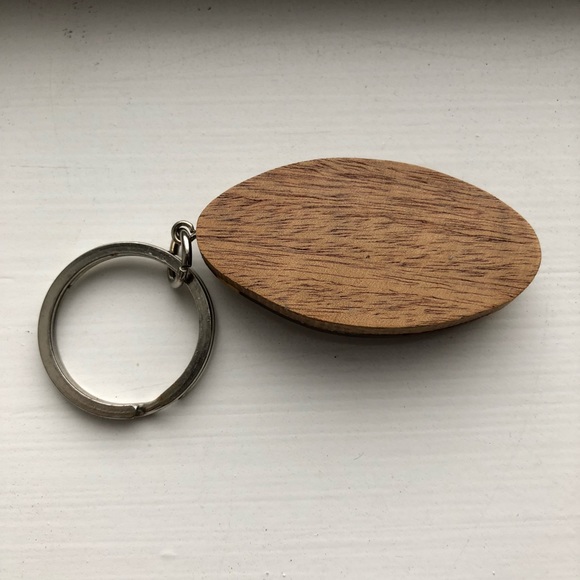 Vintage | Accessories | Vintage Brown Wooden Football Keychain | Poshmark